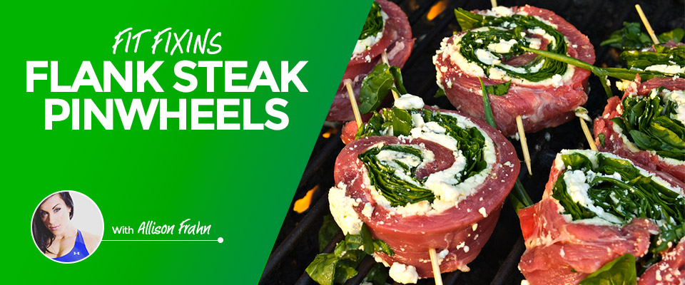 Fit Fixins: Flank Steak Pinwheels | Nicole Wilkins