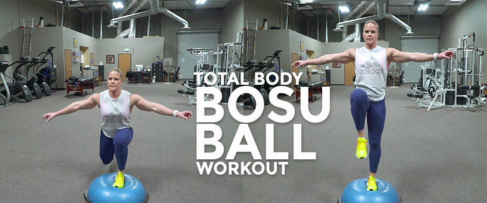 Real Workout: Total Body Bosu Ball Workout | Nicole Wilkins