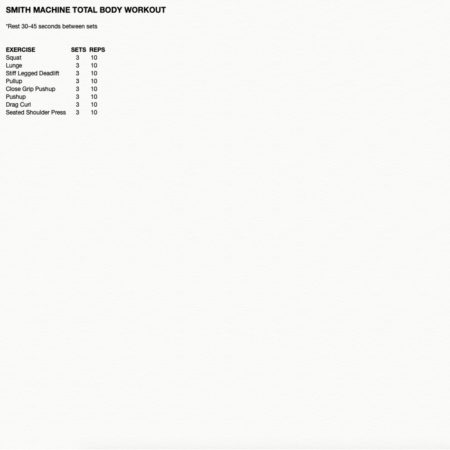 One Stop Shop: Smith Machine Total Body Workout | Nicole Wilkins