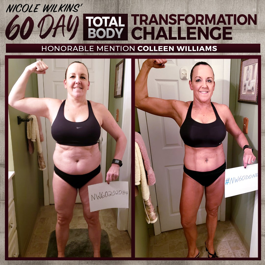 60 Day Total Body Transformation Challenge 2020 Winners Nicole Wilkins