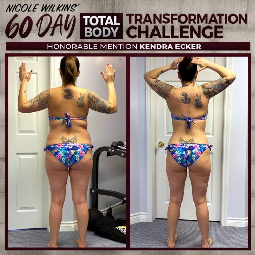 60 Day Total Body Transformation Challenge 2020 Winners Nicole Wilkins
