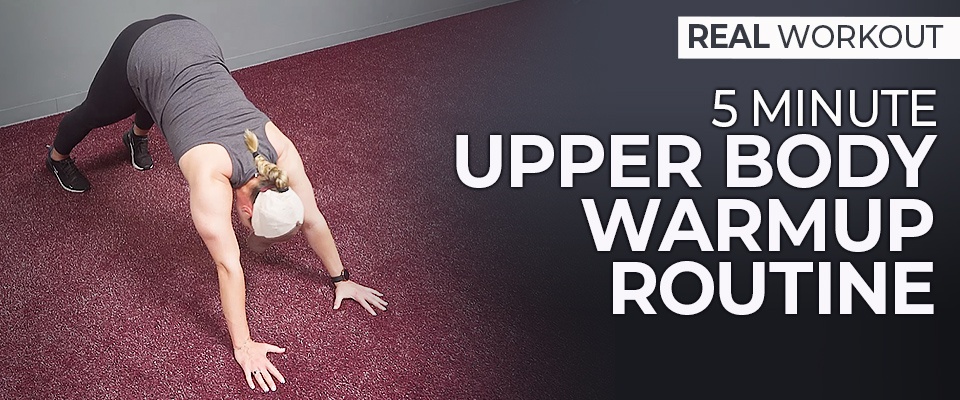 Real Workout: Upper Body Warmup Routine | Nicole Wilkins
