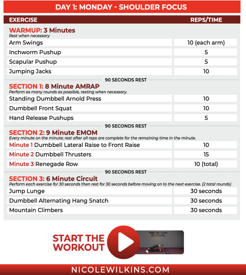 30-Minute Follow-Along Workout With Me! | Nicole Wilkins